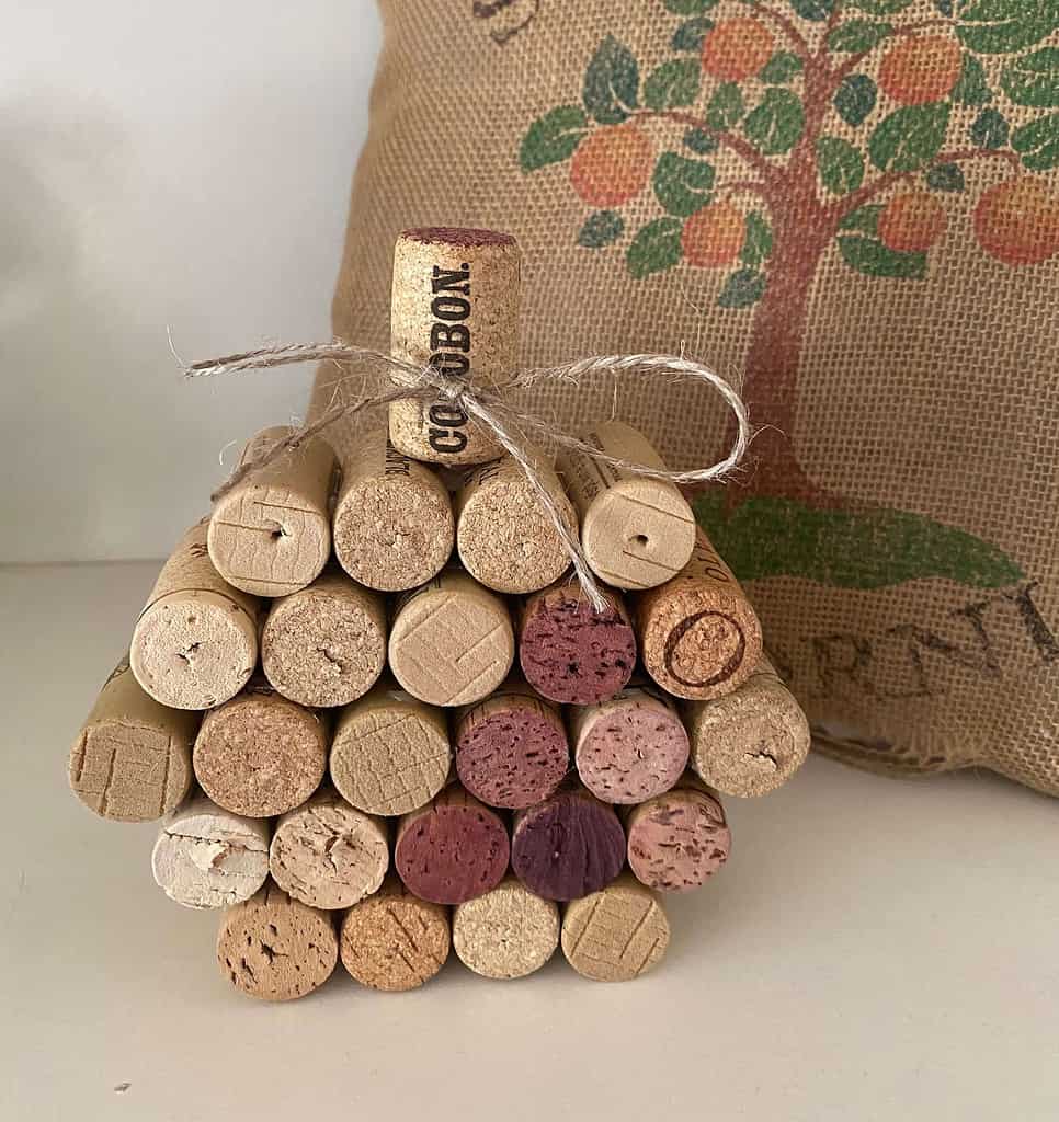 DIY Wine Cork Pumpkin Tutorial