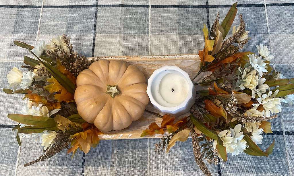 Fall Dough Bowl Decor