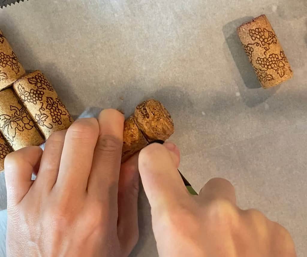 DIY Wine Cork Christmas Tree