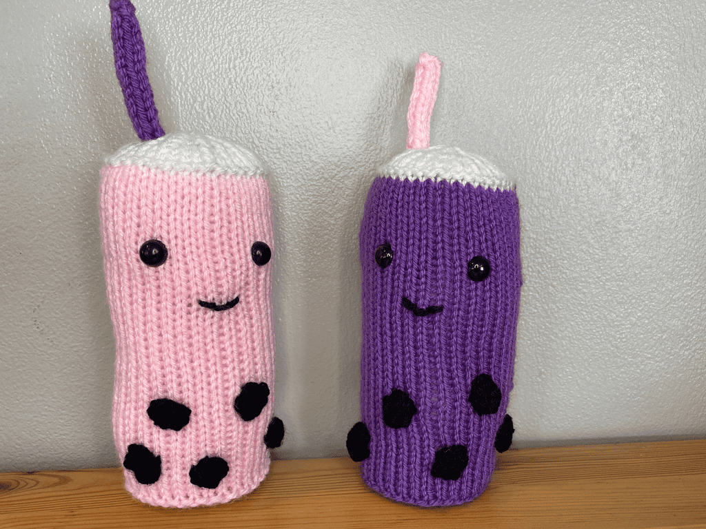 Free Boba Tea Knitting Pattern